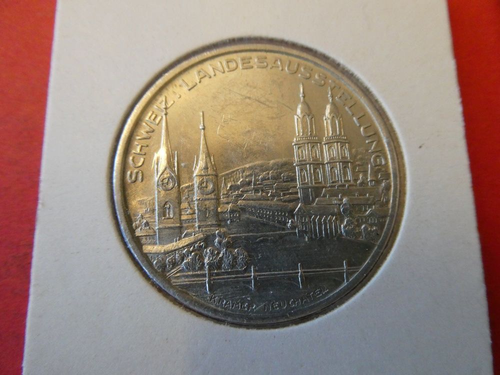Landi-Medaille 1939, Kramer Neuchatel (Gebraucht) in Hinterforst für CHF 2 – mit Lieferung auf ...