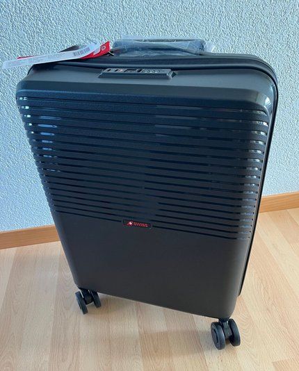 PACK EASY, Cabin Trolley, mit SWISS (AIRLINE) Logo, Gr. S (Neu und ...