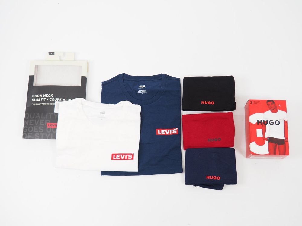 LEVI'S & HUGO BOSS Basic T-Shirt Gr. M (24091241) | Kaufen auf Ricardo