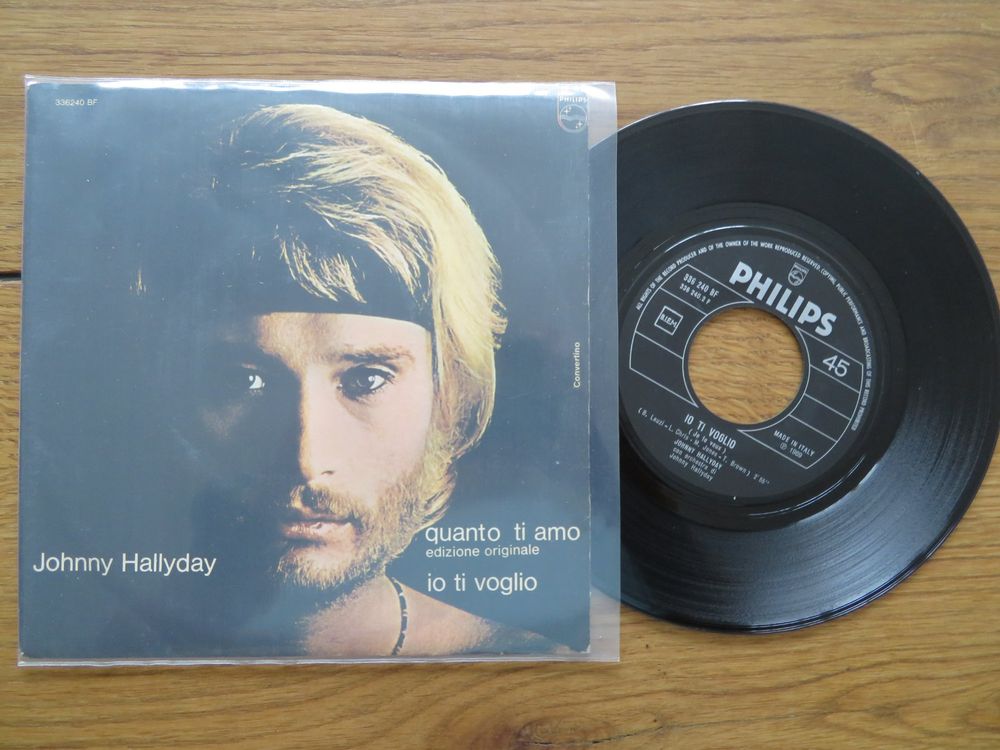 JOHNNY HALLYDAY SINGEL QUANDTO TI AMO (Neu (gemäss Beschreibung)) in ...