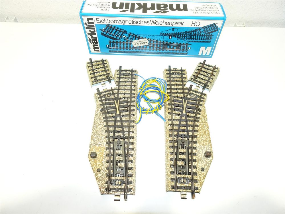 2 Märklin M-Gleis Weichen HO 5137 (G) | Acheter sur Ricardo