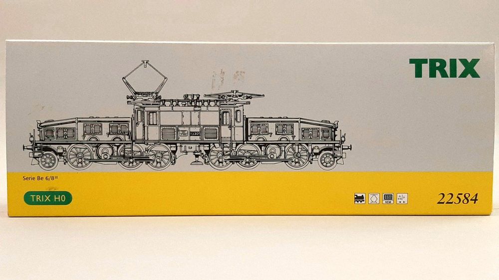 TRIX 22584 SBB Be 6/8III "Krokodil" OVP (Neu und originalverpackt) in ...