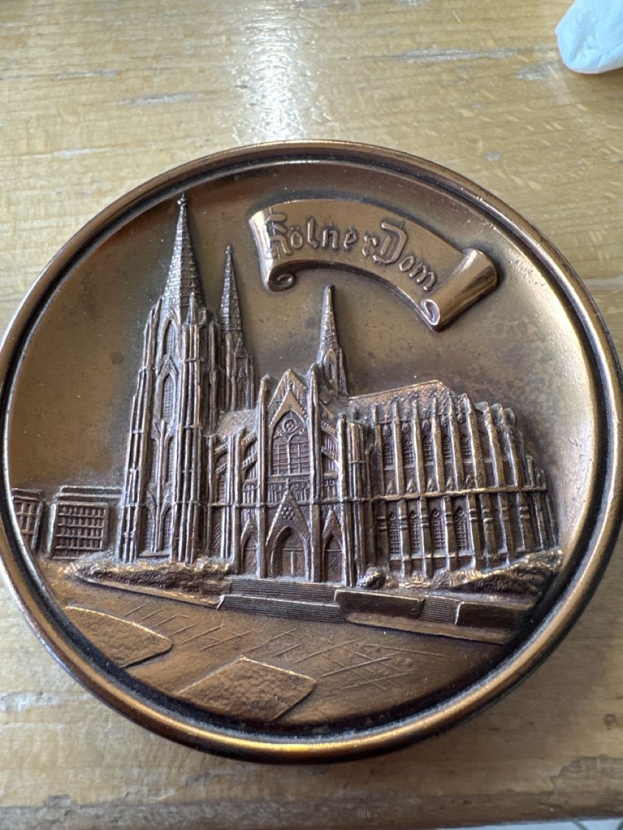 Kölner Dom Relief Wandteller, Vintage Kupfer, Top Zustand! (Gebraucht ...