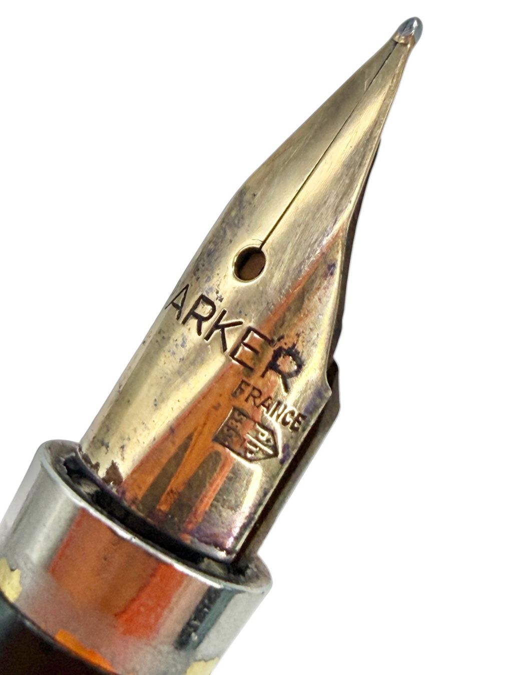 Stylo plume ancien Parker 75 GT laqué et plume or 14 carats (D'occasion ...