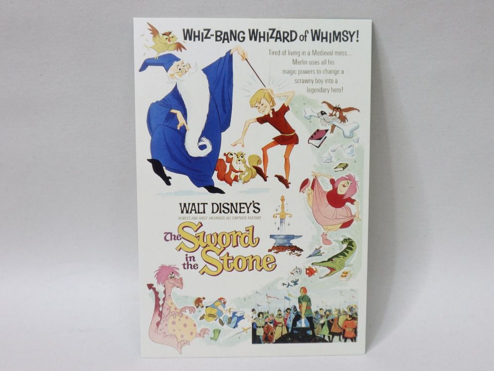 AK Disney Merlin Die Hexe und der Zauberer Postkarte (Neu (gemäss ...