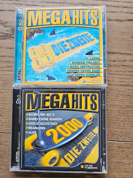 CD-Sampler Mega Hits 1999, 2000, 2003; 4 x 2 CD's | Kaufen auf Ricardo