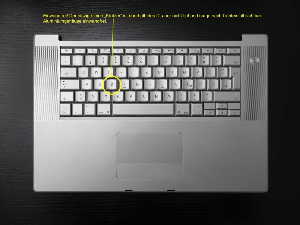 MacBook Pro 2008 Keyboard (DE Layout) Neuwertig (Neu (gemäss ...