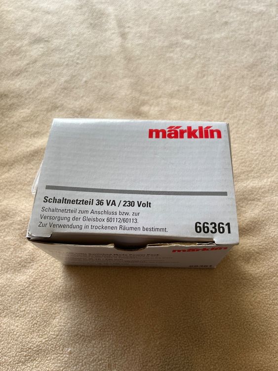 Märklin 66361 Schaltnetzteil (Gebraucht) in Winterberg ZH für CHF 15 ...