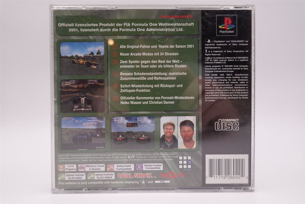 Formula One 2001 (PS1) (Gebraucht) in Herisau für CHF 9.9 – mit ...