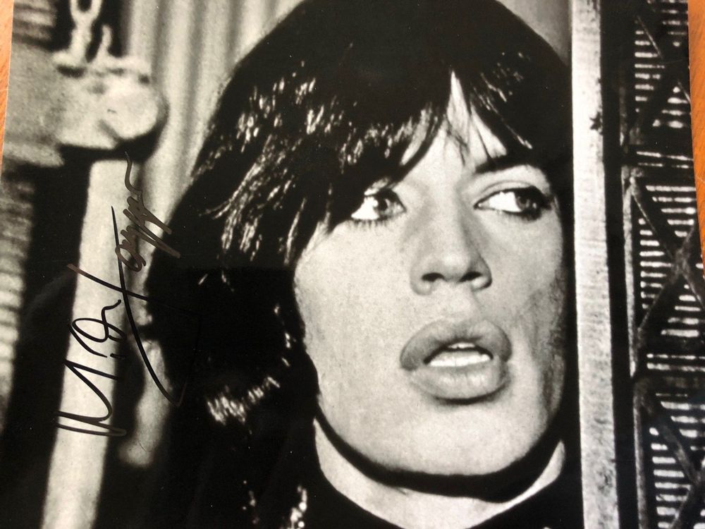 Mick Jagger - orig. sign. Grossfoto | Kaufen auf Ricardo