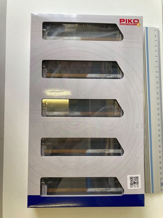 Piko N 94399 GoldenPass Panoramic 5er Set Personenwagen BLS (Neu und ...
