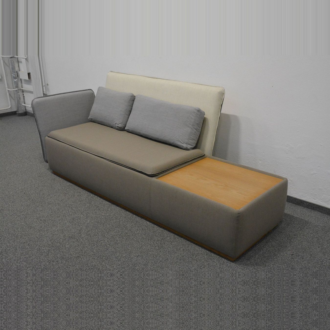 Casala Palau Stream Lounge Sofa Ablage rechts Armlehne Grau (Gebraucht ...