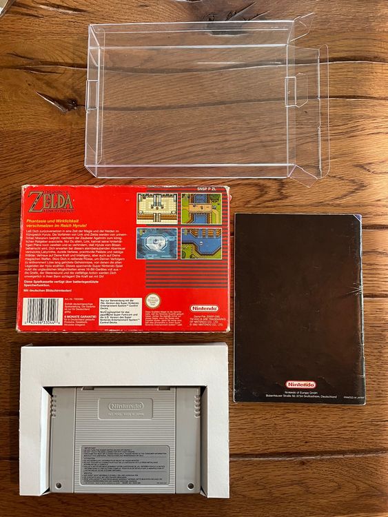 Zelda A Link to the Past SNES komplett in Orginalverpackung (Gebraucht ...