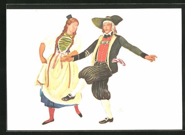 sign. E. Biéler: Vevey, Fete des Vigner | Kaufen auf Ricardo