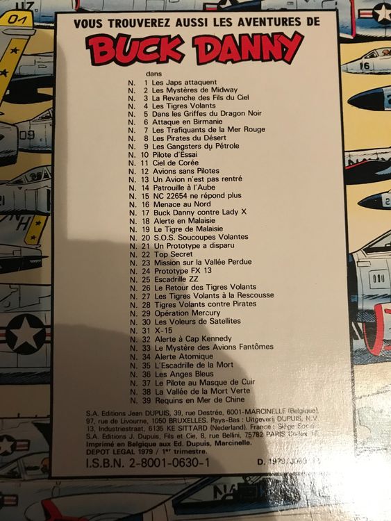 Collection complète Buck Danny 1973 en français (D'occasion) à Delémont ...