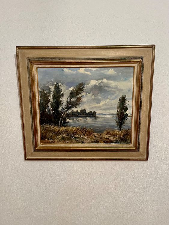 Landschaft mit See - Gottlieb Wasem, 1954 (Gebraucht) in Zürich für CHF 50 – nur Abholung auf ...