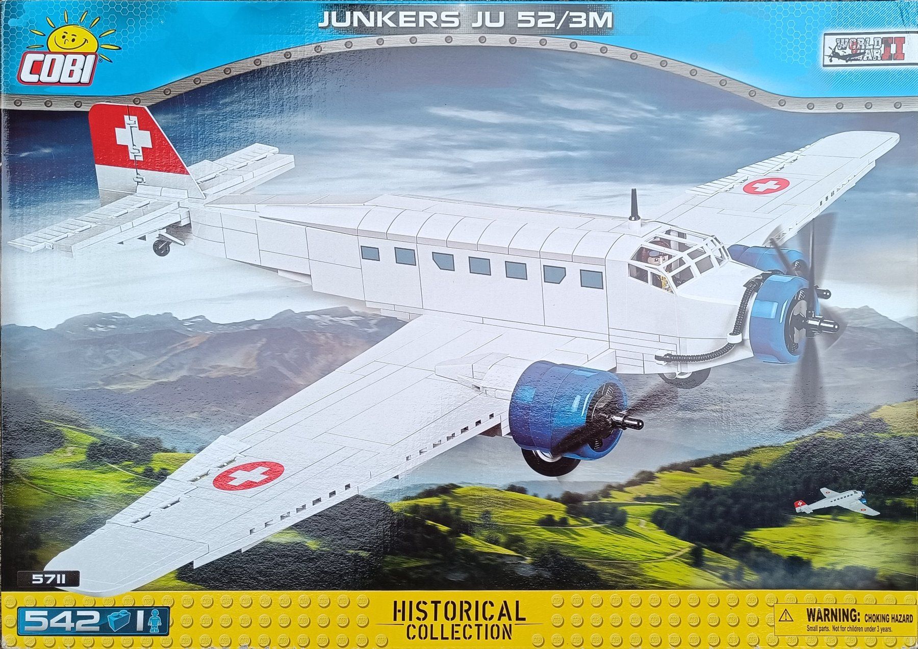 Cobi Junkers JU 5273M / Original Swiss JU 52 (Neu (gemäss Beschreibung ...