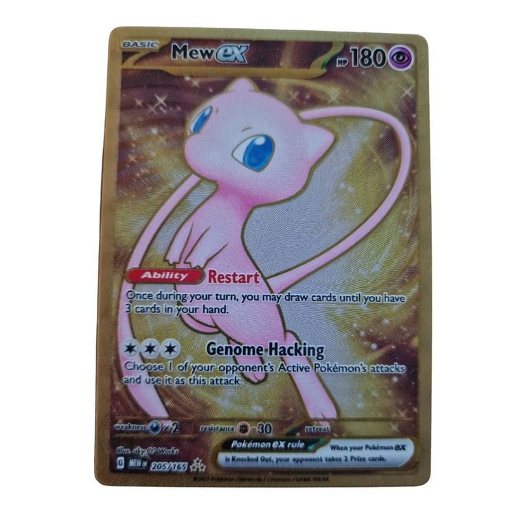 Gold Metal Mew Promo Pokemon 151 | Kaufen auf Ricardo