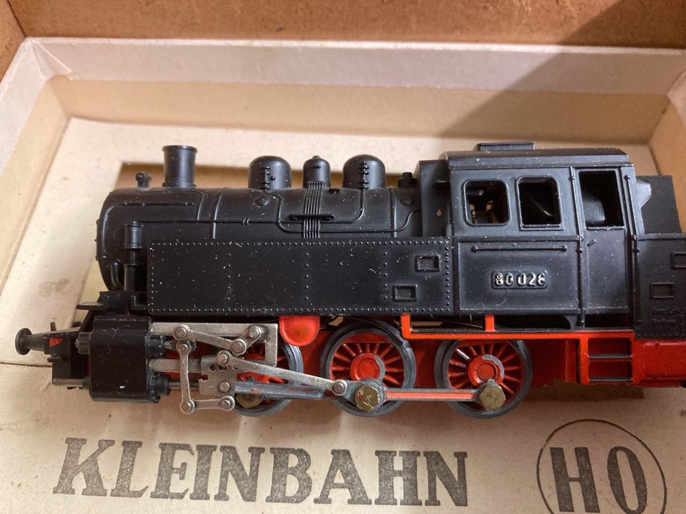 Kleinbahn Schachtel mit Zug, Trafo, Schienen, Weichen (Gebraucht) in ...