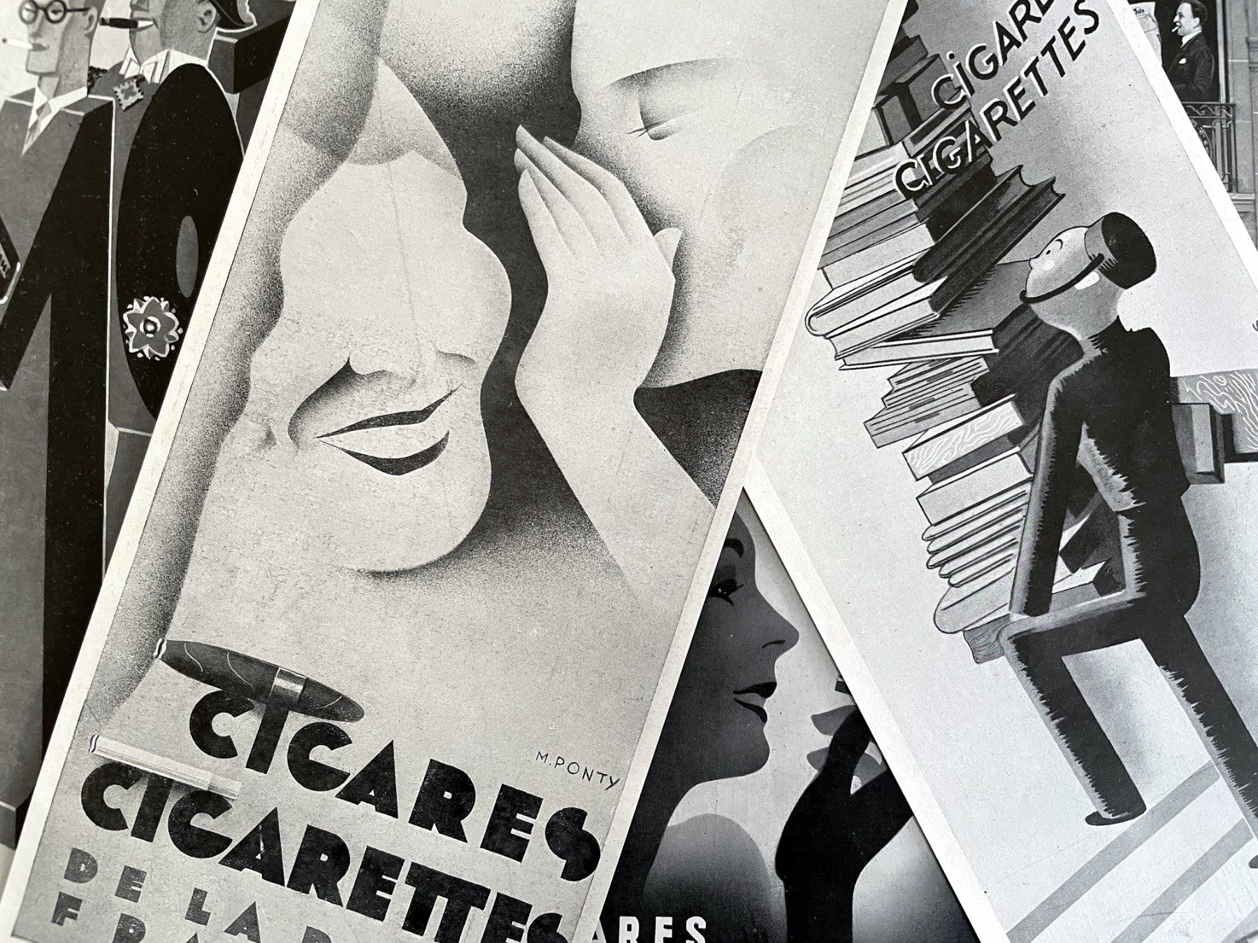 Régie Française Cigarettes - 6 alte Werbungen 1930/37 (Gebraucht) in ...