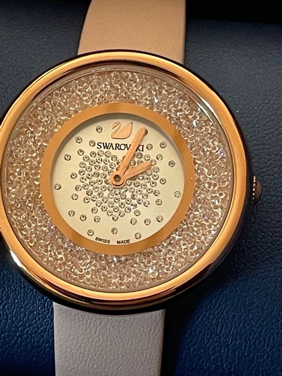 SWAROVSKI Uhr, Crystalline Pure, Rosé-Gold, Leder, 5376086 | Kaufen auf ...