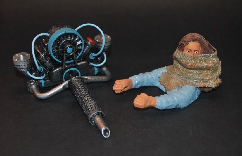 Tamiya Sand Scorcher handpainted Engine + woman driver rc (Neu (gemäss ...