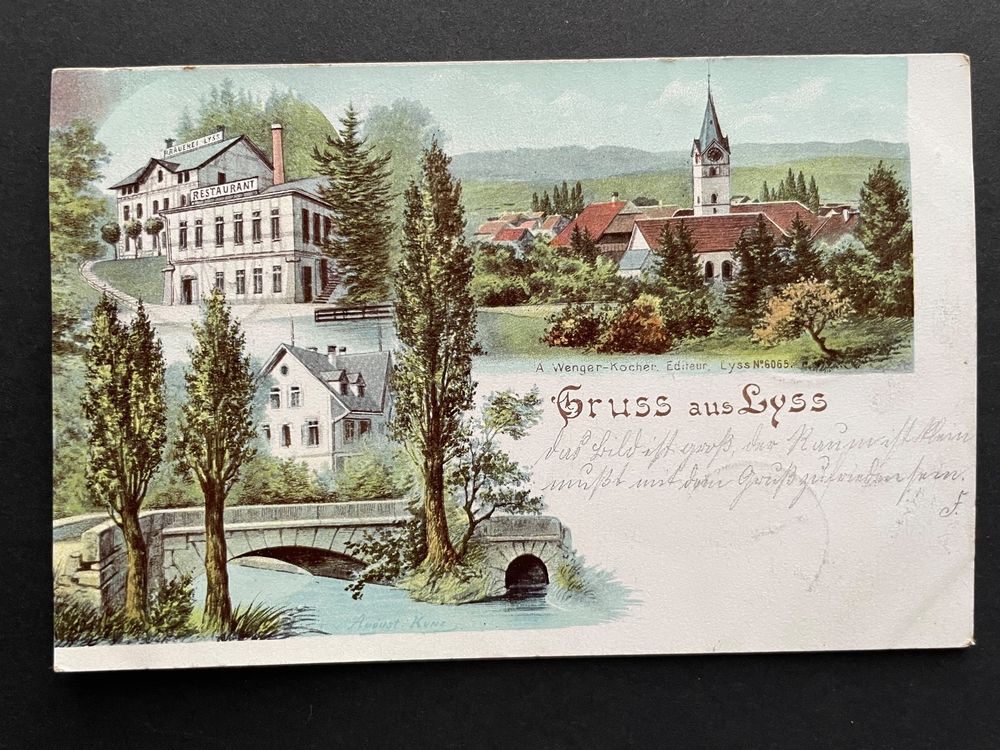 AK Litho 1903 Gruss aus Lyss (Gebraucht) in Bern für CHF 18 – mit Lieferung auf Ricardo kaufen