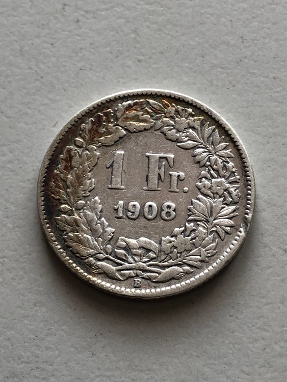 1 Fr. 1908 (Gebraucht) in Schötz für CHF 3.5 – mit Lieferung auf Ricardo kaufen