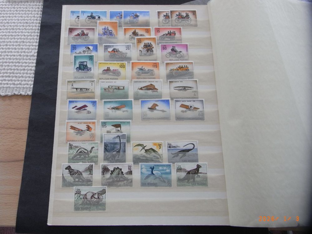 San Marino ab 1961 ** + gest. 2 Seiten z.T. ganze Sätze (Gebraucht) in ...