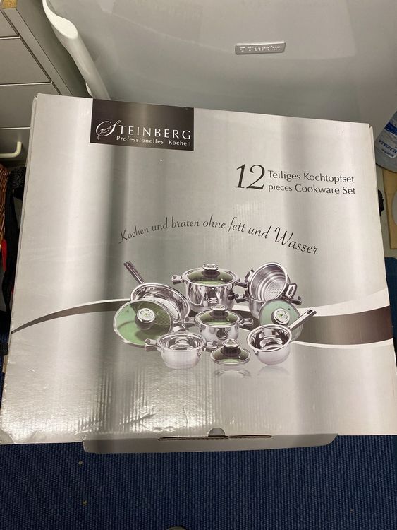 12-teiliges Kochtopfset neu Steinberg (Neu und originalverpackt) in Zumikon für CHF 50 – nur ...