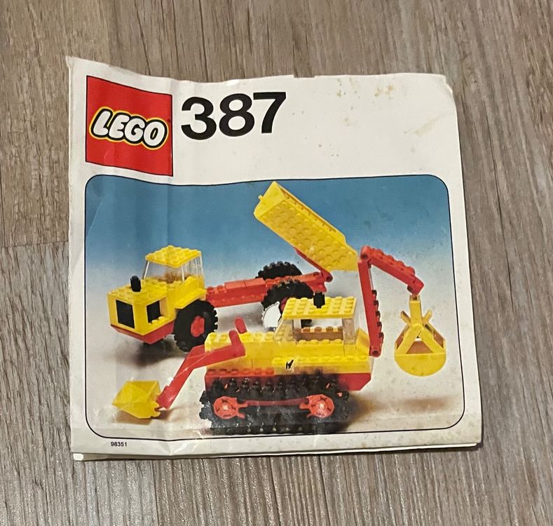Vintage/Antik/Rarität Lego 387 Planierraupe und Hinterkipper | Kaufen ...