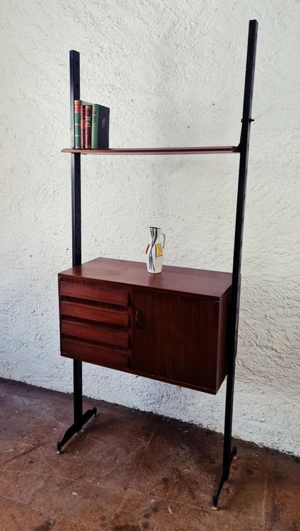 Mid-Century Teak Design Regal Bücherregal Gestell 1960er | Kaufen auf ...