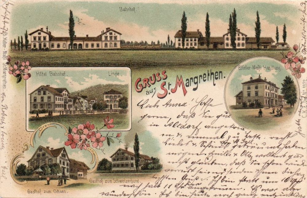 Gruss aus St.Margrethen Litho (Gebraucht) in Wetzikon ZH für CHF 25 – mit Lieferung auf Ricardo ...