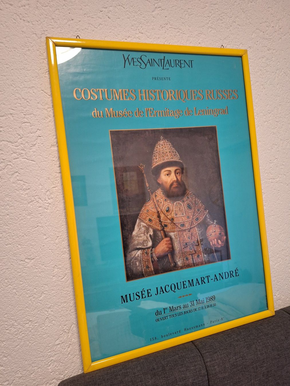 Original 1989 Yves Saint Laurent YSL Event Poster / Plakat (Gebraucht ...