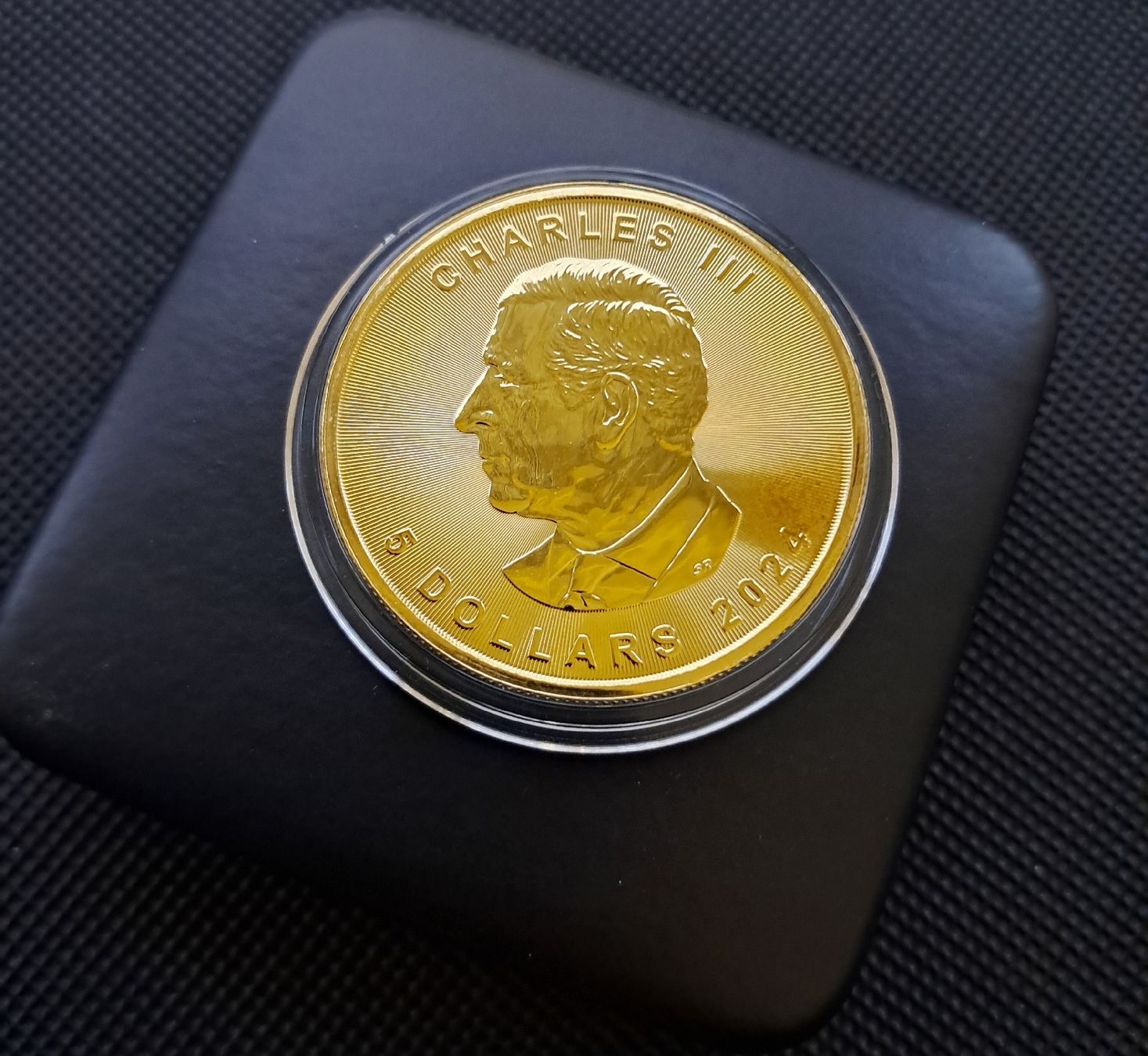 1 OZ Silber Maple Leaf mit Goldveredlung : Auflage: 500 STK (Neu und ...