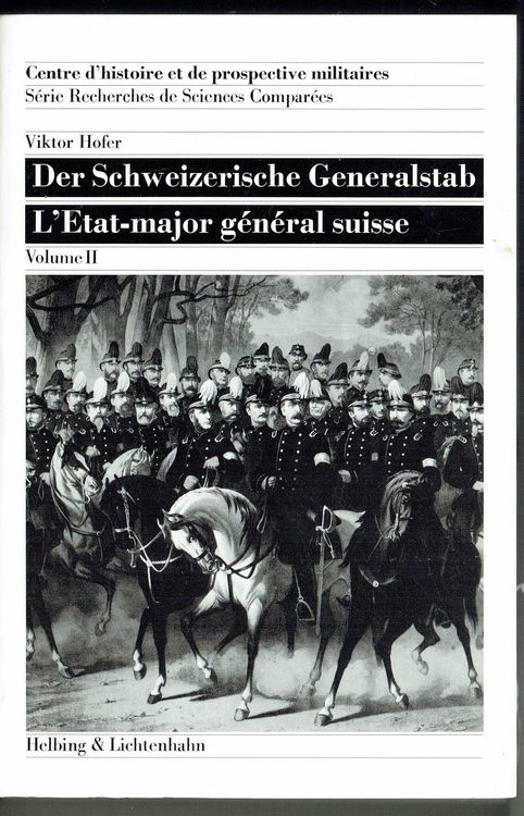 Der Schweizerische Generalstab - Volume 2 - Viktor Hofer (Gebraucht) in ...