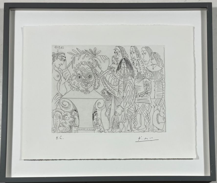 Pablo Picasso (1881-1973) Radierung Handsigniert | Kaufen auf Ricardo