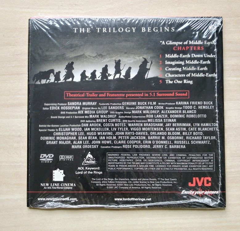 Lord Of The Rings Promotion DVD's Herr der Ringe Original (Gebraucht ...