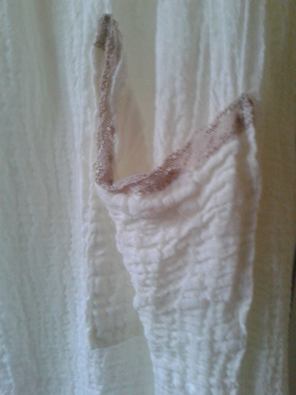 LES OURS elfenhaftes Hängerchenkleid L Leinen naturweiss NEU (Neuf ...