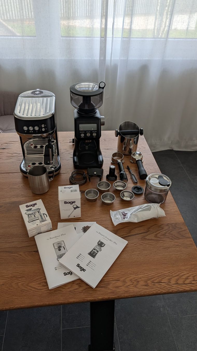 Sage Bambino Plus + Smart Grinder Pro Espresso-Set (Gebraucht) in ...
