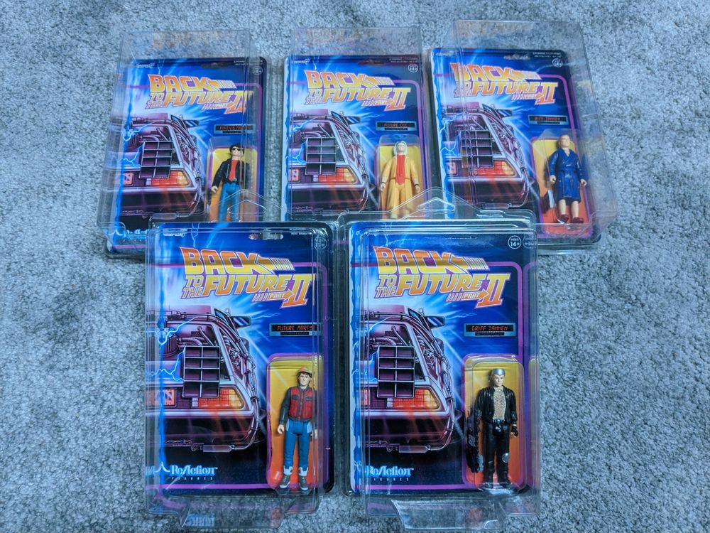 ReAction Back to the Future - Action Figure Full Collection (Neu und ...