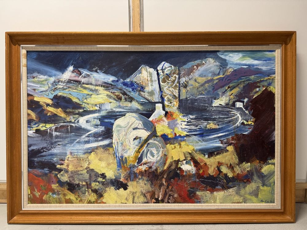 Originalgemälde James Hawkins, Signiert 1986 - 132x81 cm Art (Gebraucht ...