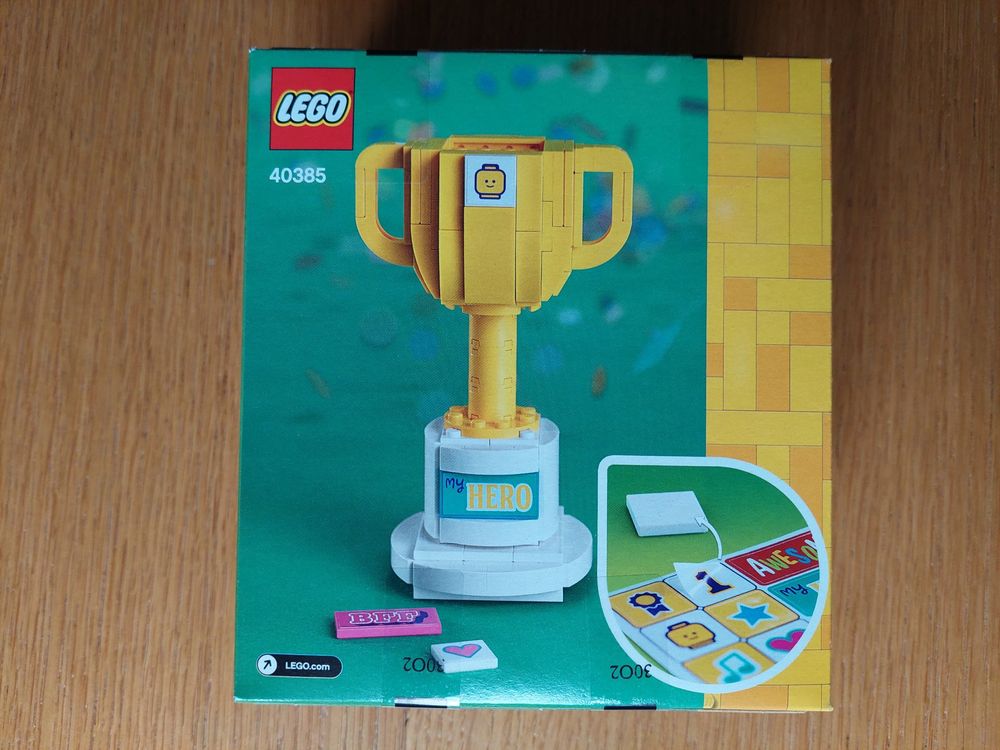 LEGO Pokal Sieger Champion Gold Gewinner Sieg Gold 40385 (Neu und ...