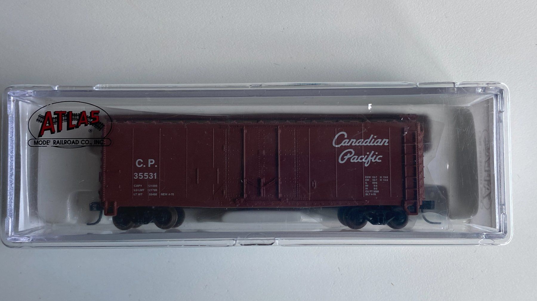ATLAS Model 33252 Canadian Pacific # 35531 - 40’ Plug Door (Neu und ...