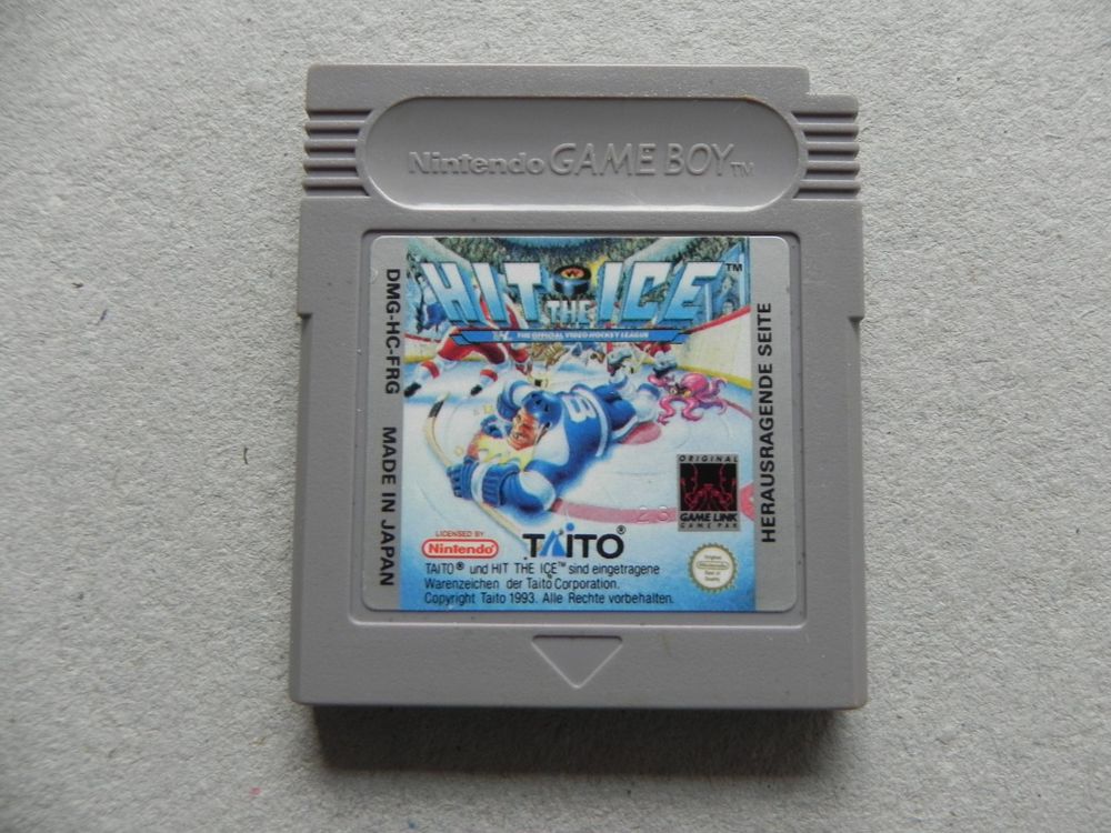 Nintendo Gameboy Game Boy Eishockey Hockey Spiel Hit the Ice (Gebraucht ...