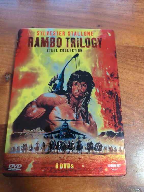 RAMBO TRILOGY Steel Collection - 6 DVDs - Top Zustand! (Gebraucht) in ...