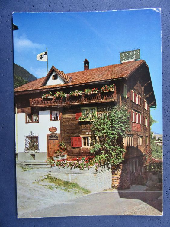AK DISENTIS GASTHAUS ALTE BÜNDNERSTUBE CIURA-GENELIN GR | Kaufen auf Ricardo