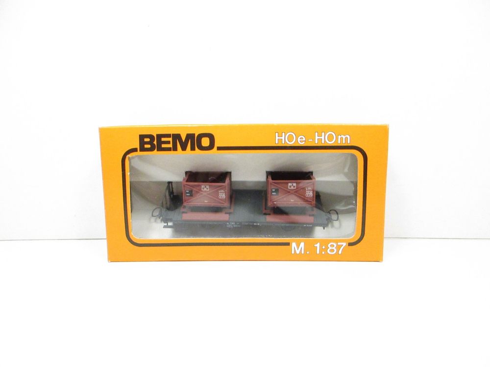 Bemo H0m 2258 RhB Kiesbehälterwagen Kk 7361 (Neu und originalverpackt ...