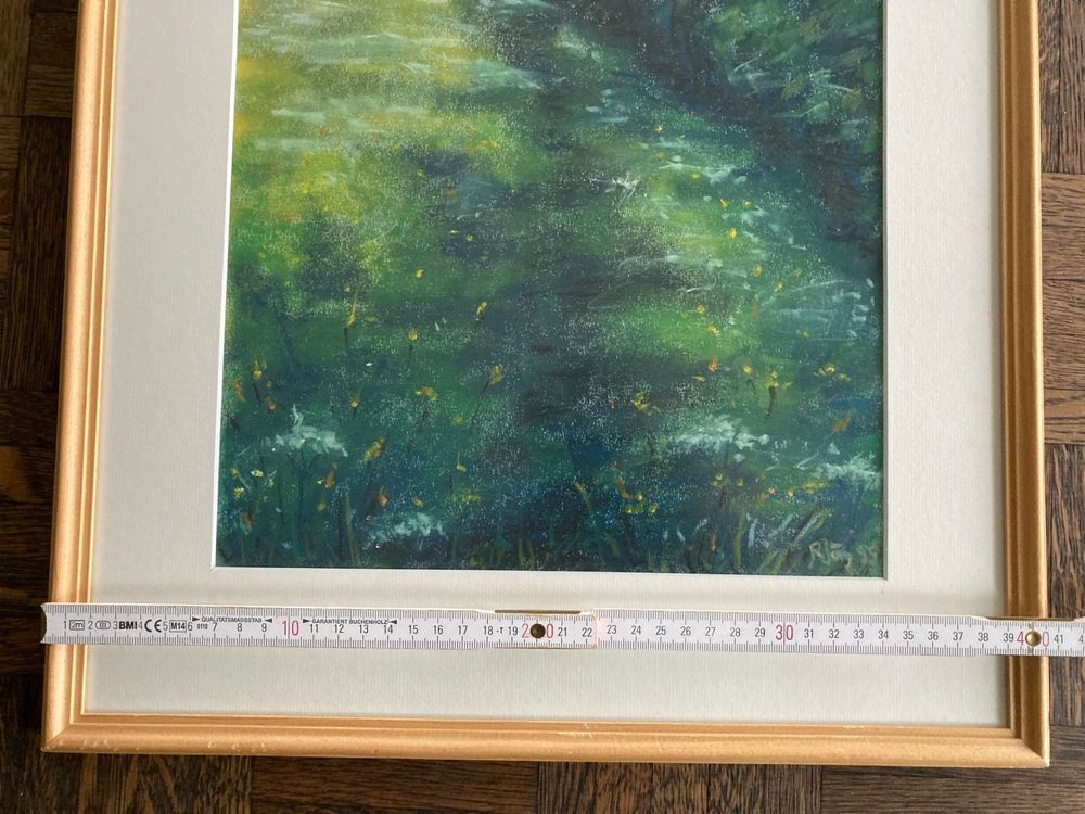 GEMÄLDE BILD LANDSCHAFT WALD WIESE | Kaufen auf Ricardo