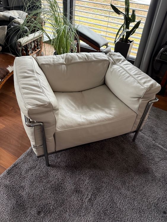 Cassina Sessel LC3 Leder Cenere Original Le Corbusier (Gebraucht) in Bolligen für CHF 3999 – nur ...